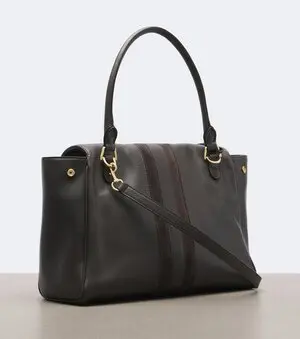 Gucci Paparazzo Leather Medium Top-handle Bag - Brown