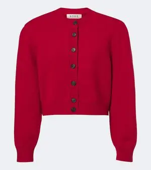 RÓHE Cropped Wool Cardigan