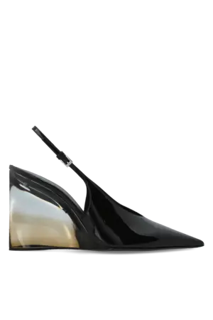 Alaïa Leather Wedge Shoes