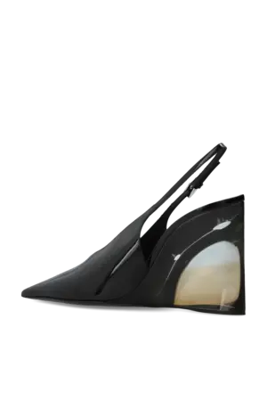 Alaïa Leather Wedge Shoes