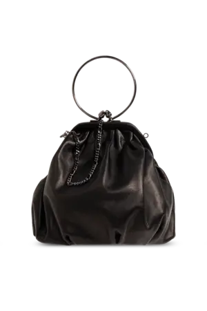 Yohji Yamamoto Leather Bag - Black