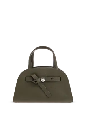 Tory Burch Leather Bag Romy Small - Green
