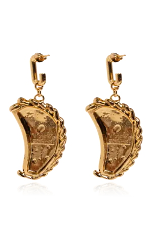 Moschino Brass Earrings