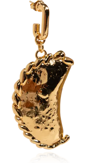 Moschino Brass Earrings