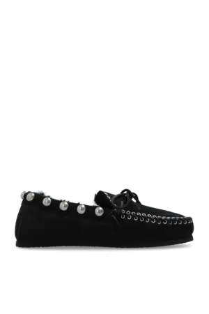 Isabel Marant Étoile Shoes Fitza Type Loafers - Black