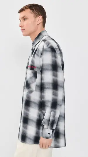 NICHOLAS DALEY Ombre Plaid Deecee Shirt