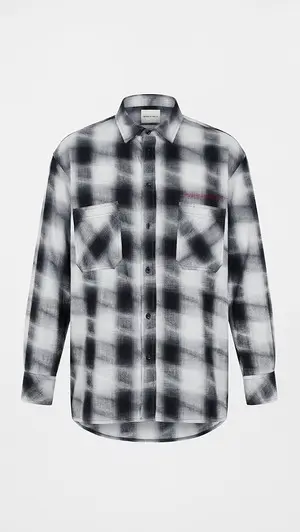 NICHOLAS DALEY Ombre Plaid Deecee Shirt