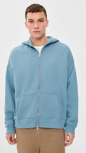 THE ELDER STATESMAN Coastal Zip Hoodie