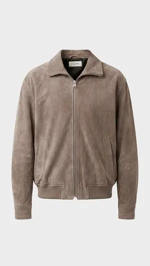 FRAME Suede Bomber