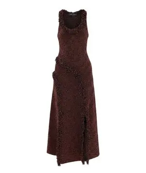 Proenza Schouler Nilo Textured Jacquard Dress - Black/copper