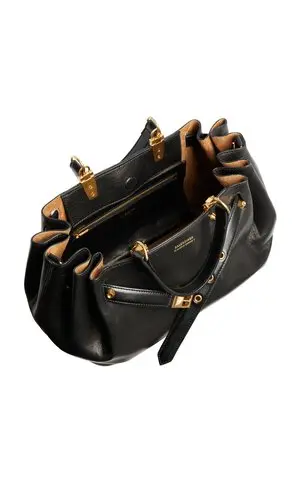 Balenciaga Fan Leather Carryall Bag