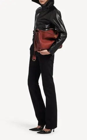 Balenciaga Rodeo Leather Top Handle Bag