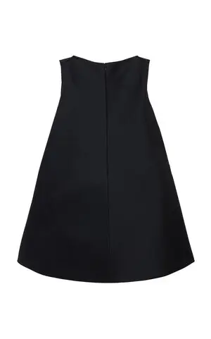 Balenciaga Belted Wool-silk Mini Dress