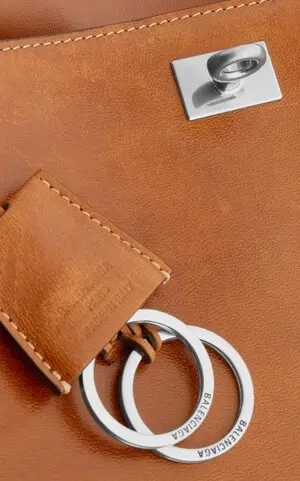 Balenciaga Rodeo Medium Leather Top Handle Bag
