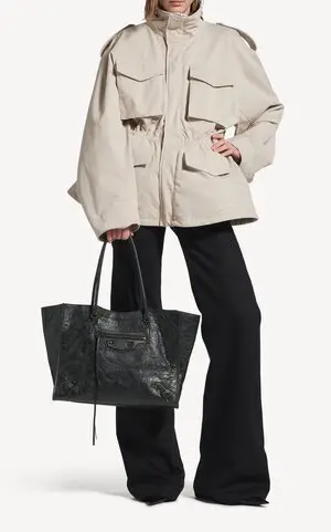 Balenciaga Le City Medium Leather Tote