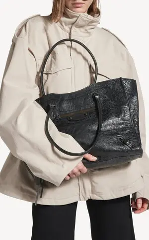 Balenciaga Le City Medium Leather Tote