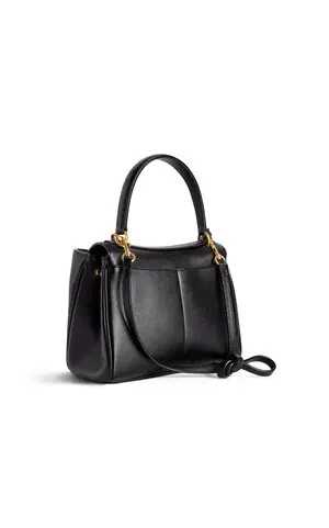 Balenciaga Rodeo Leather Top Handle Bag - Black