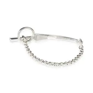 Hermès Sterling Silver Clou De Forge Bracelet
