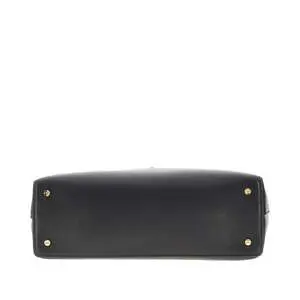 TOTEME Leather T-lock Clutch