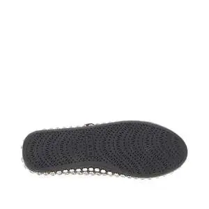 Alaïa Strass-embellished Leather Ballerinas - Black