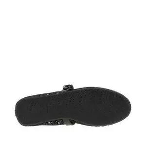 Alaïa Fishnet Ballerina Flats - Black