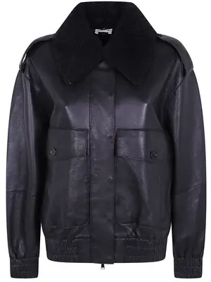 P.a.r.o.s.h Macio Leather Jacket