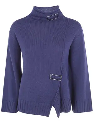 PIERANTONIOGASPARI Sweater Cut Out Side "1v6817m. Qa8 V48 - Blue