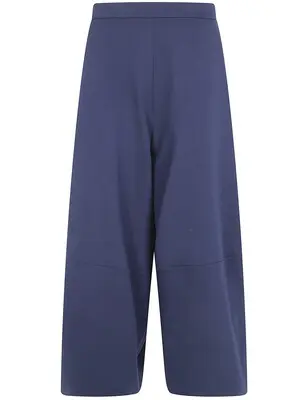 PIERANTONIOGASPARI Pants Wide Leg "milano Knit Trousers - Blue