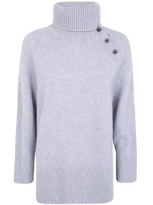 Emporio Armani Wool Melange Turtleneck Sweater