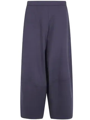 PIERANTONIOGASPARI Pants Wide Leg "milano Knit - Black