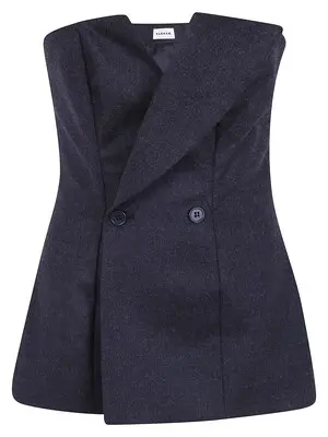 P.a.r.o.s.h P. A.r. O.s. H. Gilet Wool "ludy - Gray