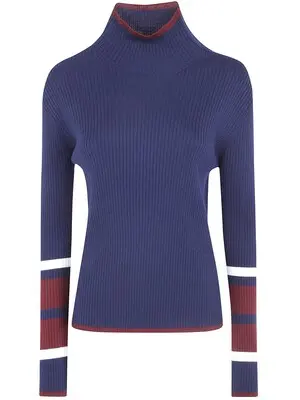 Mantū Striped Wool Pullover - Blue