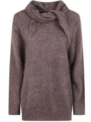 P.a.r.o.s.h P. A.r. O.s. H. Sweater Turtle Neck "yak Turtle Neck - Brown