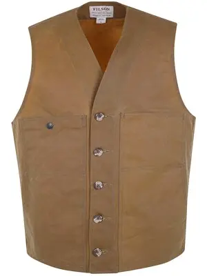 Filson Vest Cotton "oil Tin - Brown