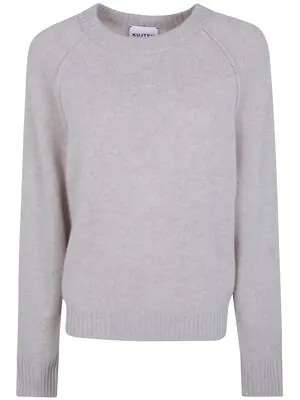 KUJTEN Sweater Cashmere "cadaisy" Crater Neck - Beige