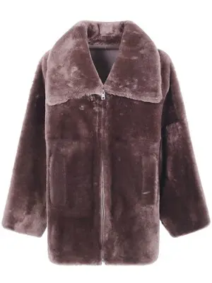 BLANCHA Straight Shearling Jacket