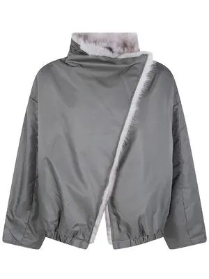 THE FRANKIE SHOP Vera Reversible Faux Fur Coat