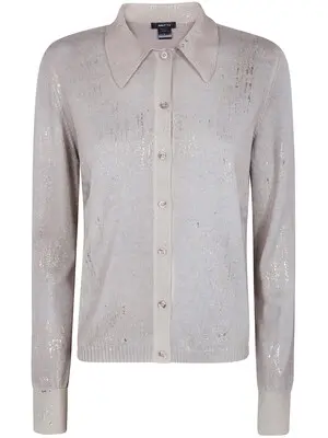 Avant Toi Cashmere Hand Painted Check Lamination Shirt