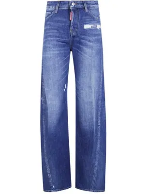 Dsquared2 Loose Fit Twist Denim