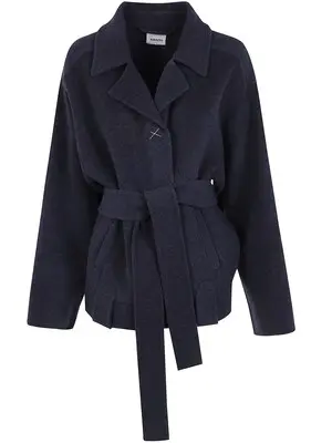 KHAITE Jacket Belted "alder"