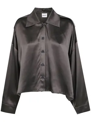 Khaite Bodine Silk Shirt