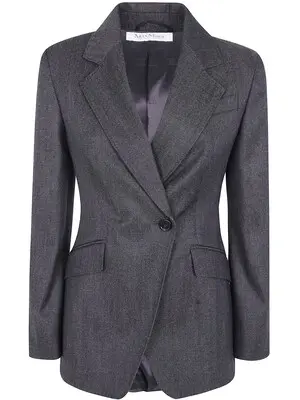 Max Mara Virgin Wool Single Breasted Blazer