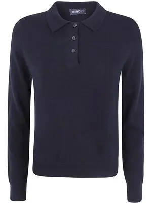 DRHOPE Cashmere Tribeca Polo Shirt