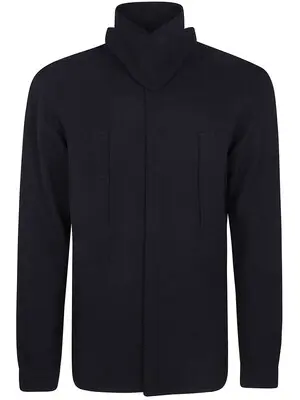 Rick Owens Leather Outershirt Jacket