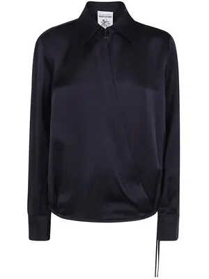 SEMICOUTURE Shirt Long Sleeve "blusa Arda - Black