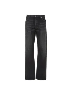 Fendi Long Jeans - Black