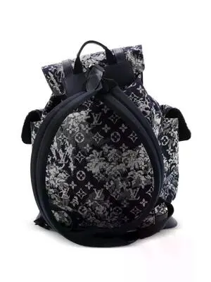 LOUIS VUITTON Christopher Monogram Tapestry Canvas Pm Backpack - Blue