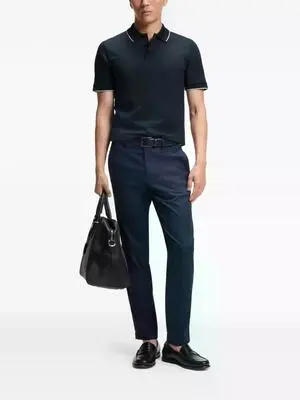 BOSS Mercerised Slim-fit Polo Shirt
