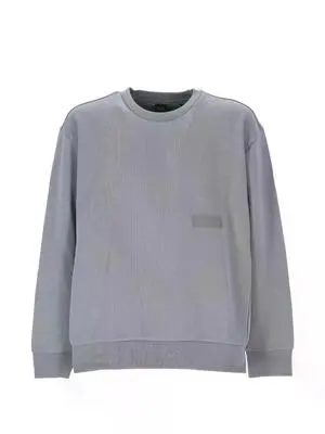 BOSS Logo-patch Sweater - Grey