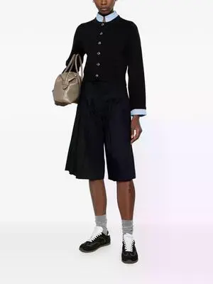 Sandro Anthony Contrast-collar Button-up Cardigan